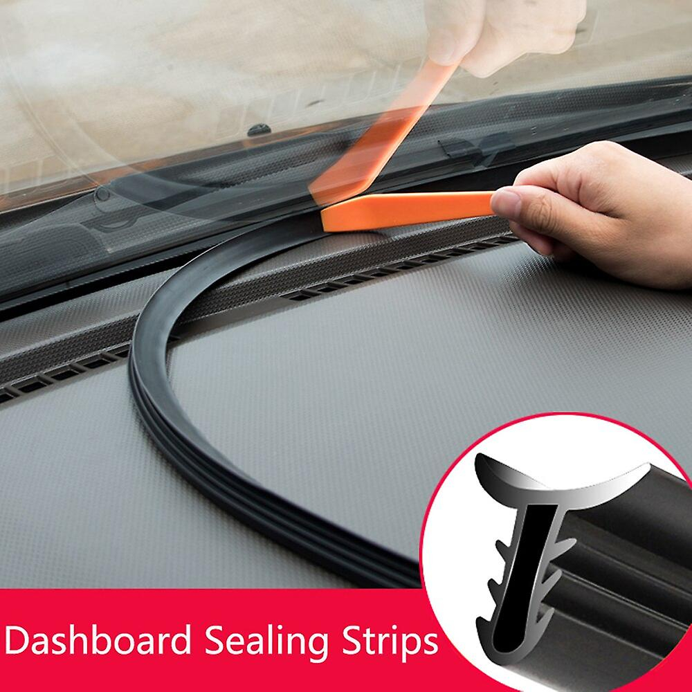 Car Dashboard Sealing Strip Protector T Shape Windshield Lining Getah ...