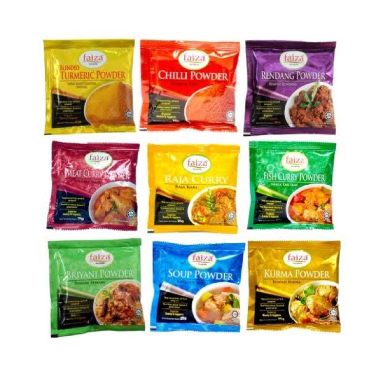 FAIZA SERBUK KARI DAGING ,IKAN ,REMPAH KURMA ,REMPAH RENDANG ,REMPAH ...