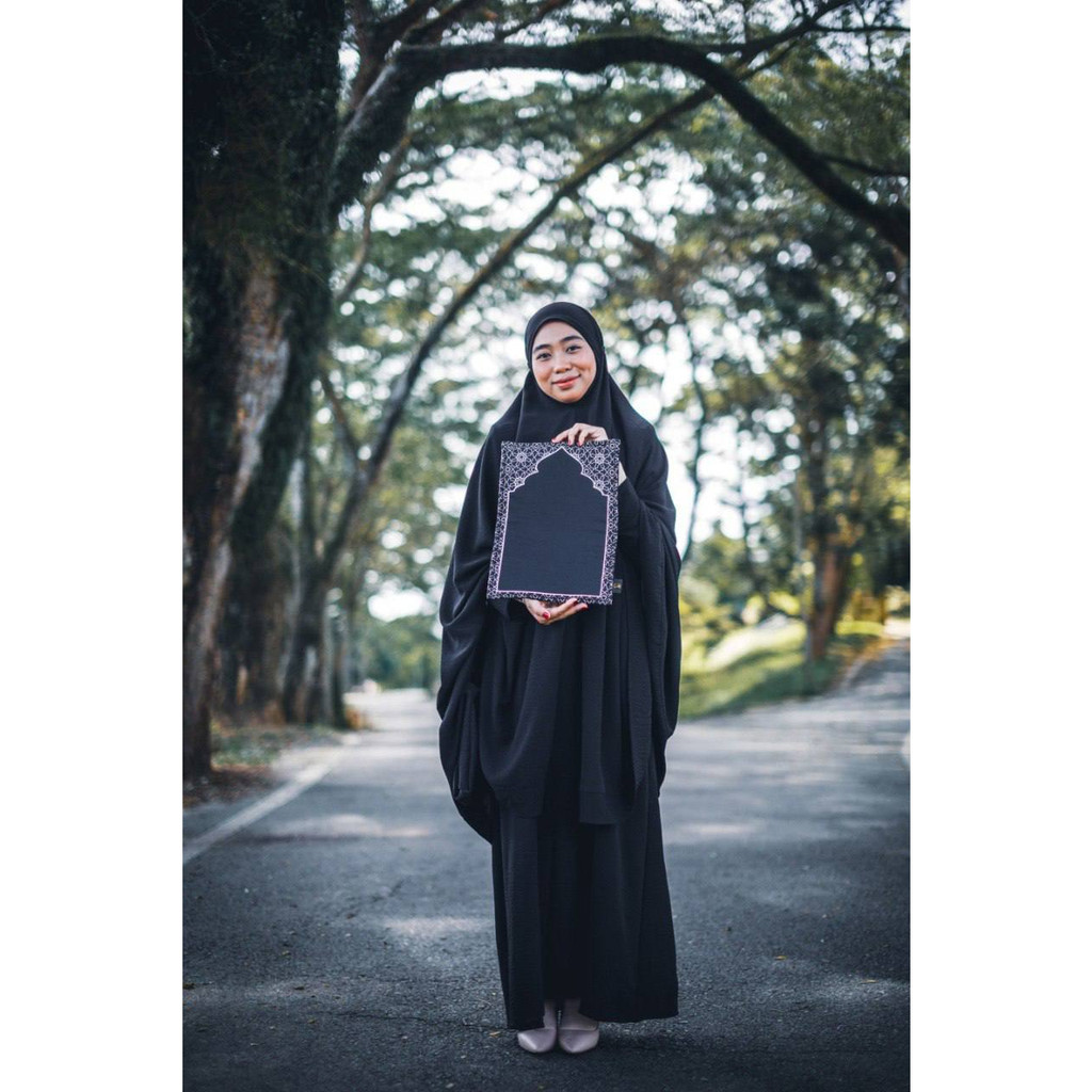 SET TELEKUNG DAN JUBAH NUNHA MARKAZ TIJAARI BY NEELOFA (SET TELEKUNG/MINI SEJADAH) | Shopee Malaysia