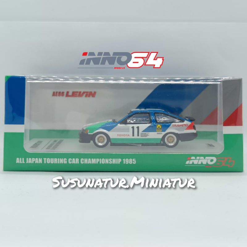 Inno64 Toyota Corolla AE86 Levin #11 , Trampio - All Japan Touring Car ...