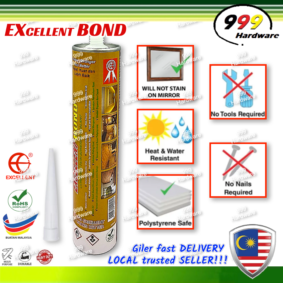 999 VTECH VT-230 VT230 / CONSTRUCTION ADHESIVE SEALANT SILICON / XBOND ...