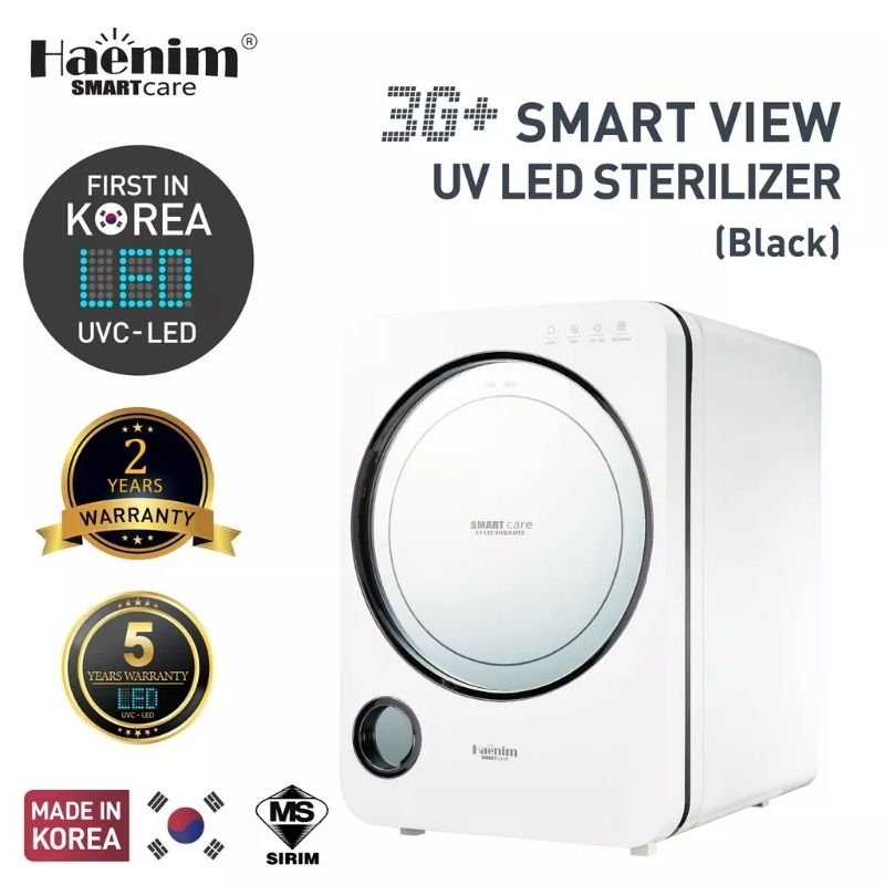 HAENIM 3G+ Smart View UVC-LED Sterilizer (White+Black) | Shopee Malaysia