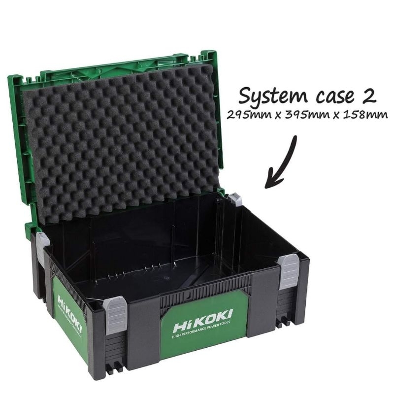 hikoki stackable case II (special promotion) L295mm x W395mm x H158mm ...