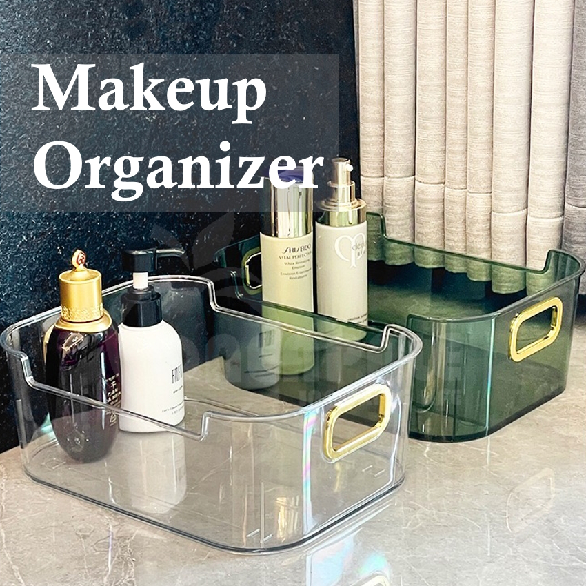 Desktop Cosmetic Makeup Transparent Storage Box Extra Large Cosmetic ...