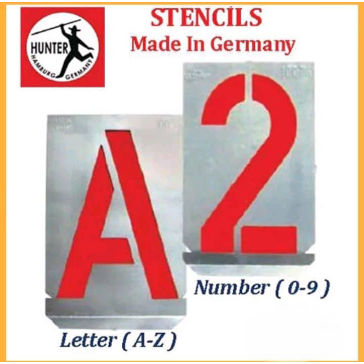 * HUNTER * LETTER STENCILS (A - Z) | Shopee Malaysia