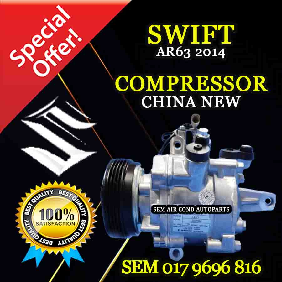 SUZUKI SWIFT AR63 2014 YEAR CHINA NEW COMPRESSOR (CAR AIRCOND SYSTEM ...