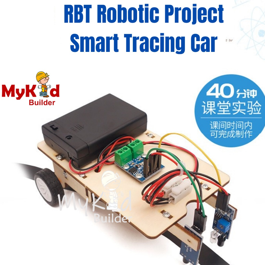DIY Sensor Robot Line Tracking Car STEAM Robotics Set Science ...