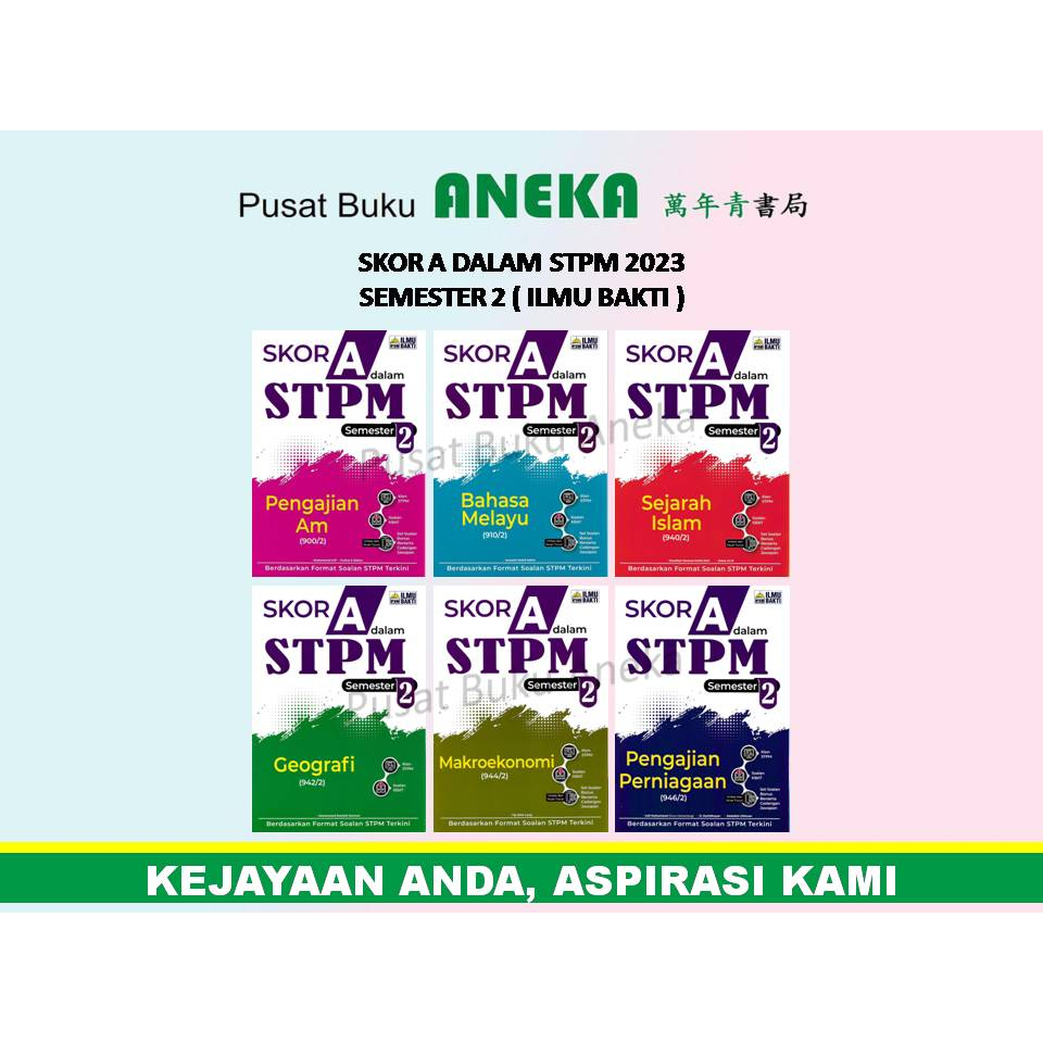 {aneka} Skor A Dalam Stpm 2023 Semester 2 Ilmu Bakti Shopee Malaysia