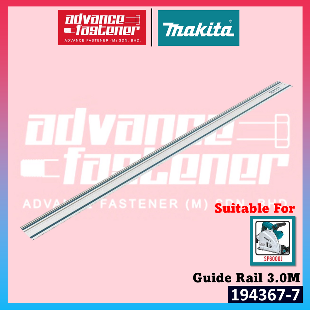 Makita 194368-5 / 194925-9 / 194367-7 Guide Rail 1.4M / 1.9M / 3.0M ...