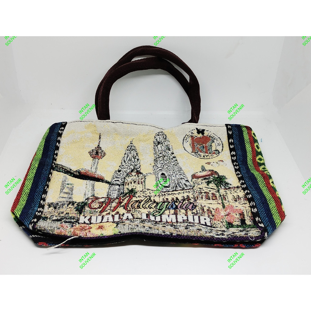 Malaysia Souvenir KLCC MULTIPURPOSE HAND BAG / BAG TANGAN SERBAGUNA ...