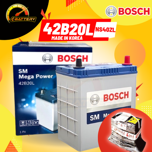 BOSCH NS40ZL 42B20L NS40 | Car battery Bateri kereta | Perodua Myvi ...