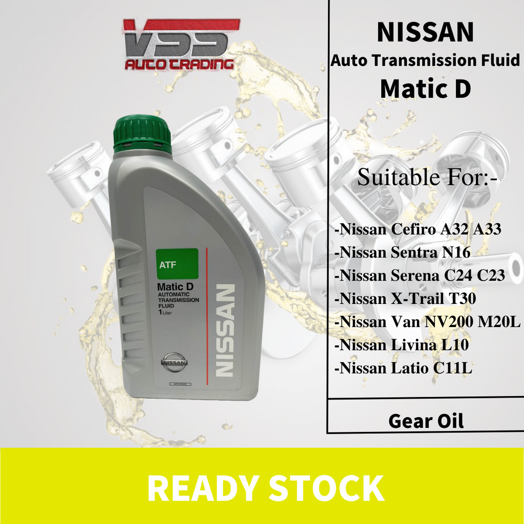 Nissan ATF 1L Matic-D Automatic Transmission Fluid | Shopee Malaysia