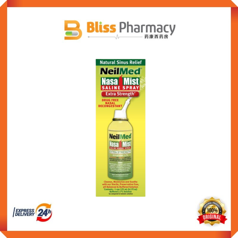 Neilmed Nasa Mist Saline Extra Strength Nasal Spray 125ml | Shopee Malaysia
