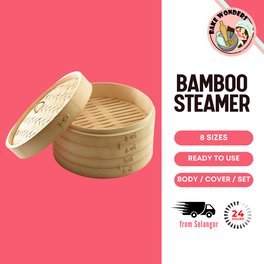 Bamboo Steamer/Lid Steamer/Dim Sum Steamer/Pau Steamer/Pengukus Pau ...