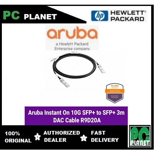 Aruba Instant On 10G SFP+ to SFP+ 3m DAC Cable - R9D20A | Shopee Malaysia