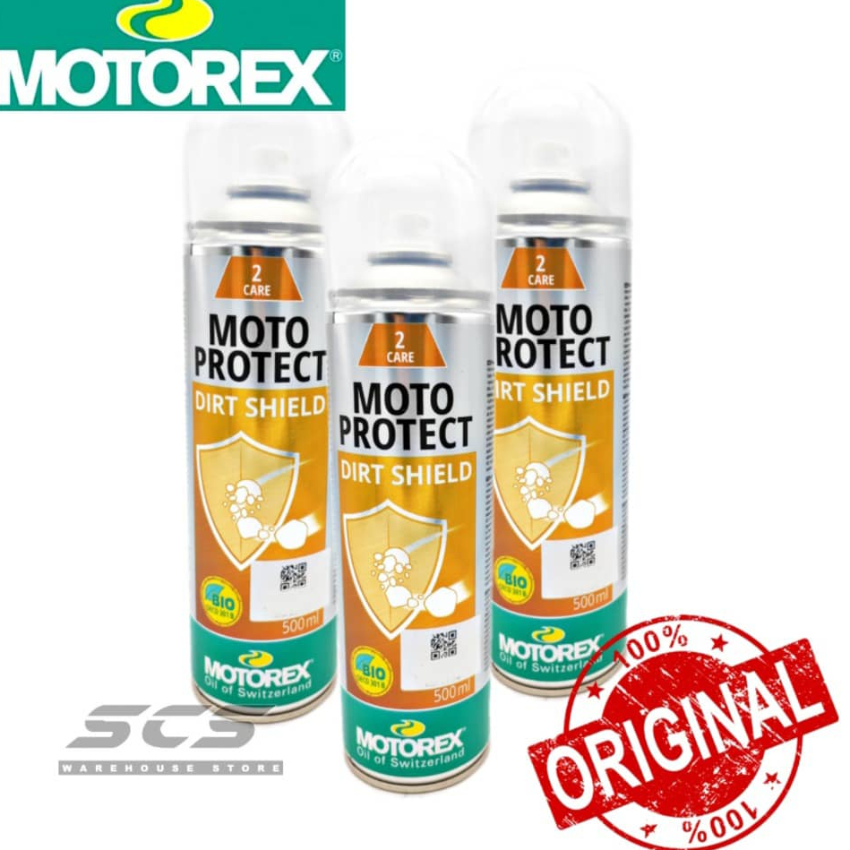 Motorex Moto Protect Dirt Shield Spray (500ml) Oil Motor Care Cleaning ...