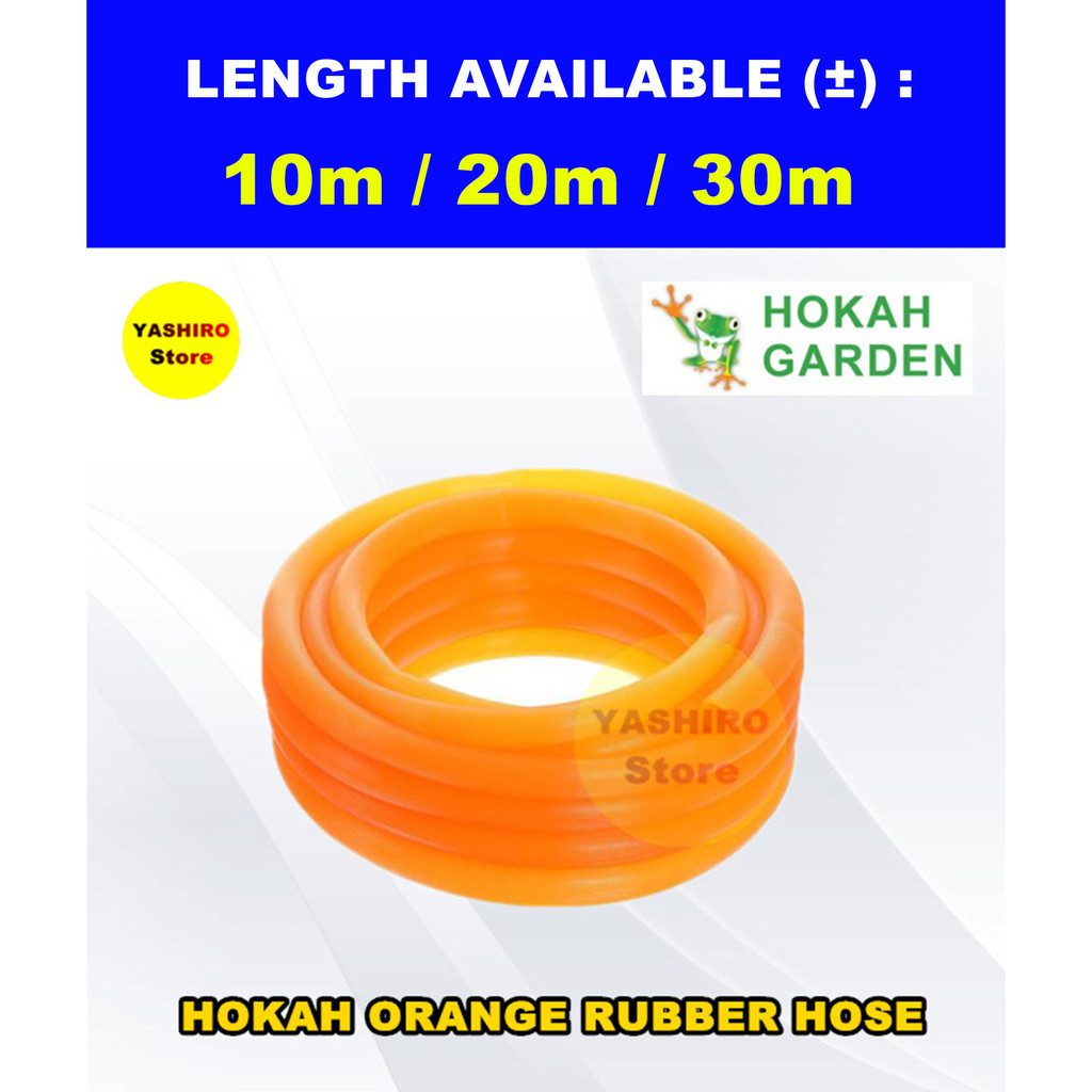 [ 1 ROLL ] - HOKAH Orange RUBBER Hose / Hos Getah / Paip Getah - ( 10 ...