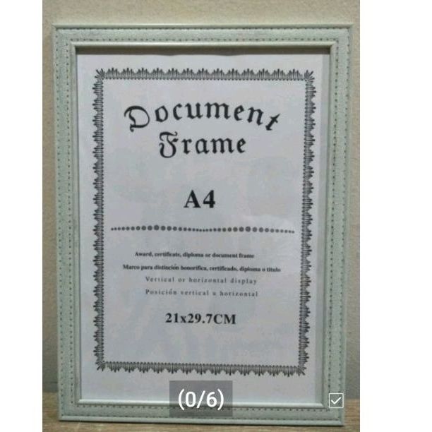 Document frame certificate frame sijil dokumen frame | Shopee Malaysia