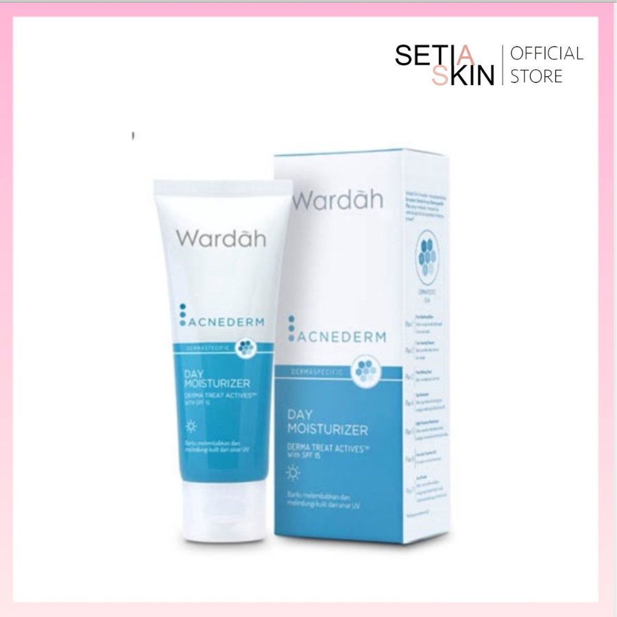Acnederm Day Moisturizer SPF15 (40ml) by Wardah | Shopee Malaysia
