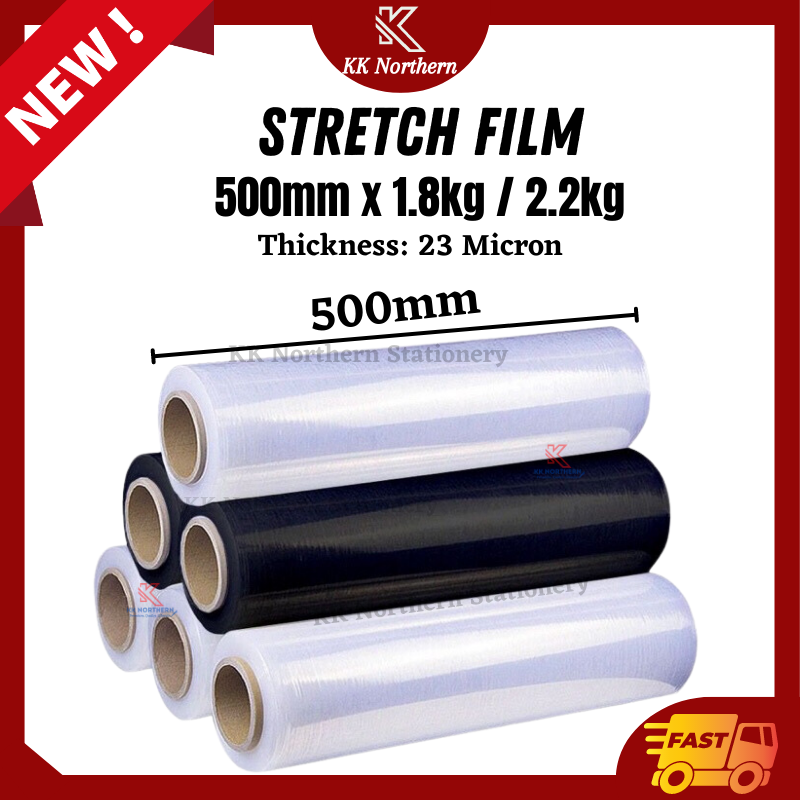 Stretch Film Stretch Wrap for Parcel ( Transparent Clear / Black ...