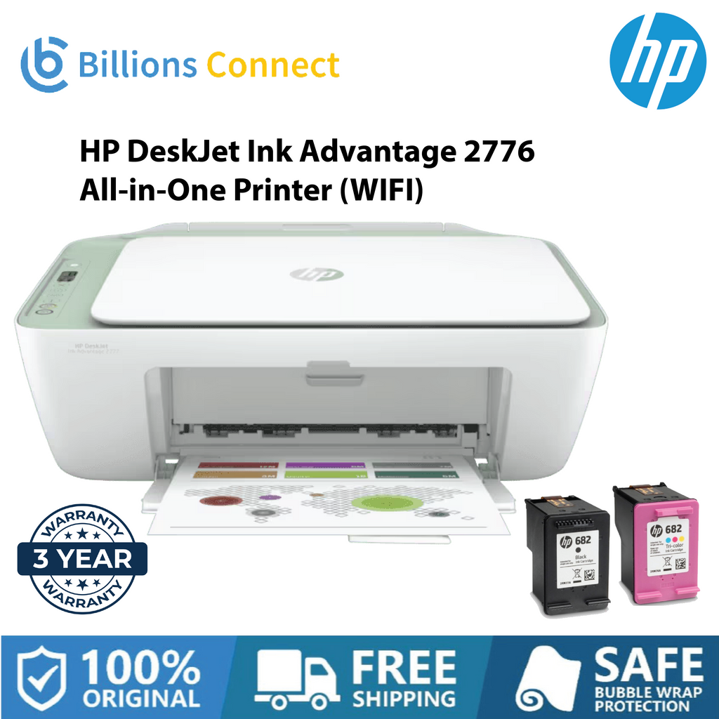 HP DeskJet Ink Advantage 2776 All-In-One AIO Printer (Print, Scan, Copy, Wireless) | Shopee Malaysia
