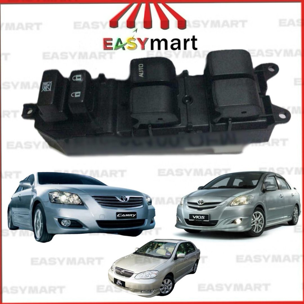 Toyota Vios Altis Camry 2007-18 Power Window Main Switch 15Pin Master ...