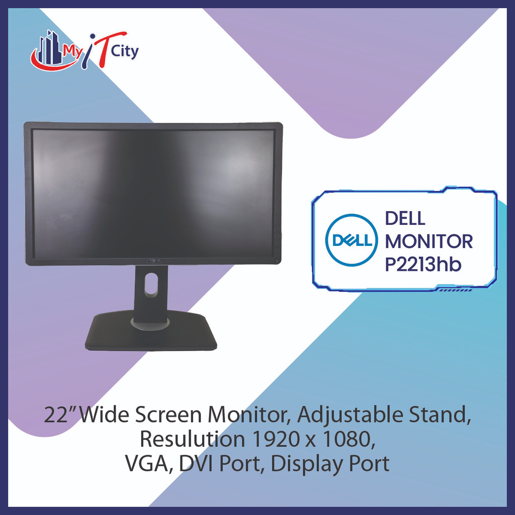 DELL P2214hb 22" MONITOR (REFURBISHED) (EXCELLENT CONDITION) | Shopee ...