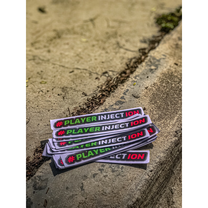 STIKER PLAYER INJECTION 🥇 | Shopee Malaysia