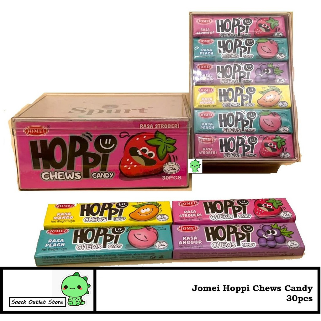 [Ready Stock] (Halal) Jomei Hoppi Chews Candy 30pcs | Shopee Malaysia