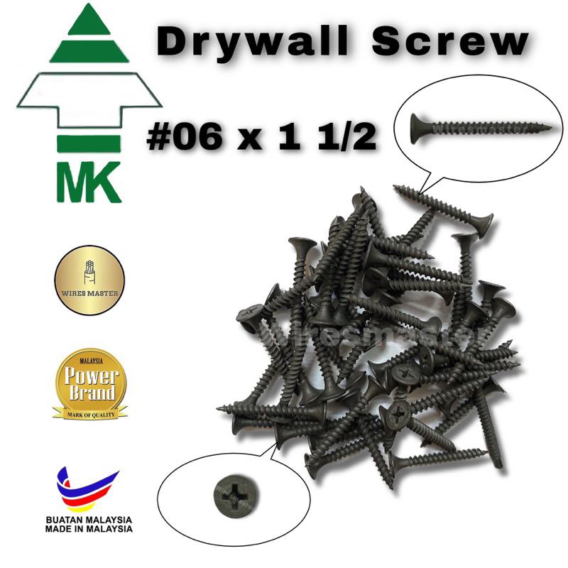 MK SCREW BRAND Pelbagai jenis (50pcs & 100pcs) | Shopee Malaysia