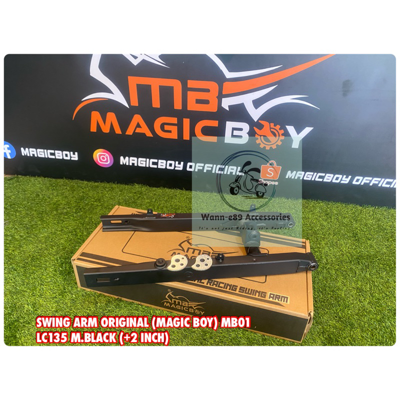 MAGIC BOY SWING ARM ORIGINAL LC135 M.BLACK / Y15ZR BLACK / RS150 (EXTRA ...