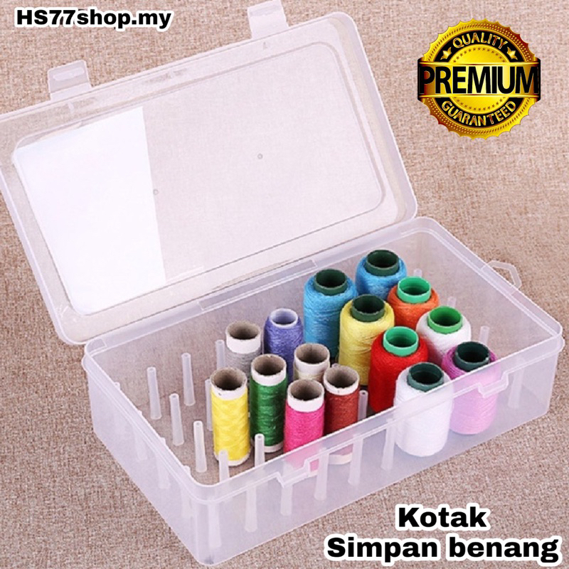 🔥READY STOCK🔥 Thread Storage Box / kotak simpan benang / Bekas Benang ...