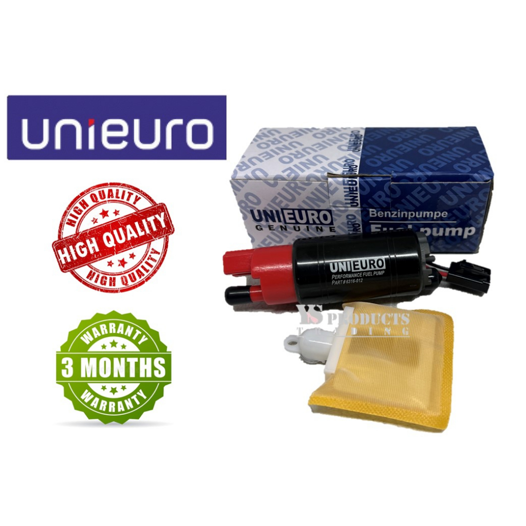 UNIEURO PERFORMANCE HIGH PRESSURE INTAKE FUEL PUMP 255Lph 4bar for all ...