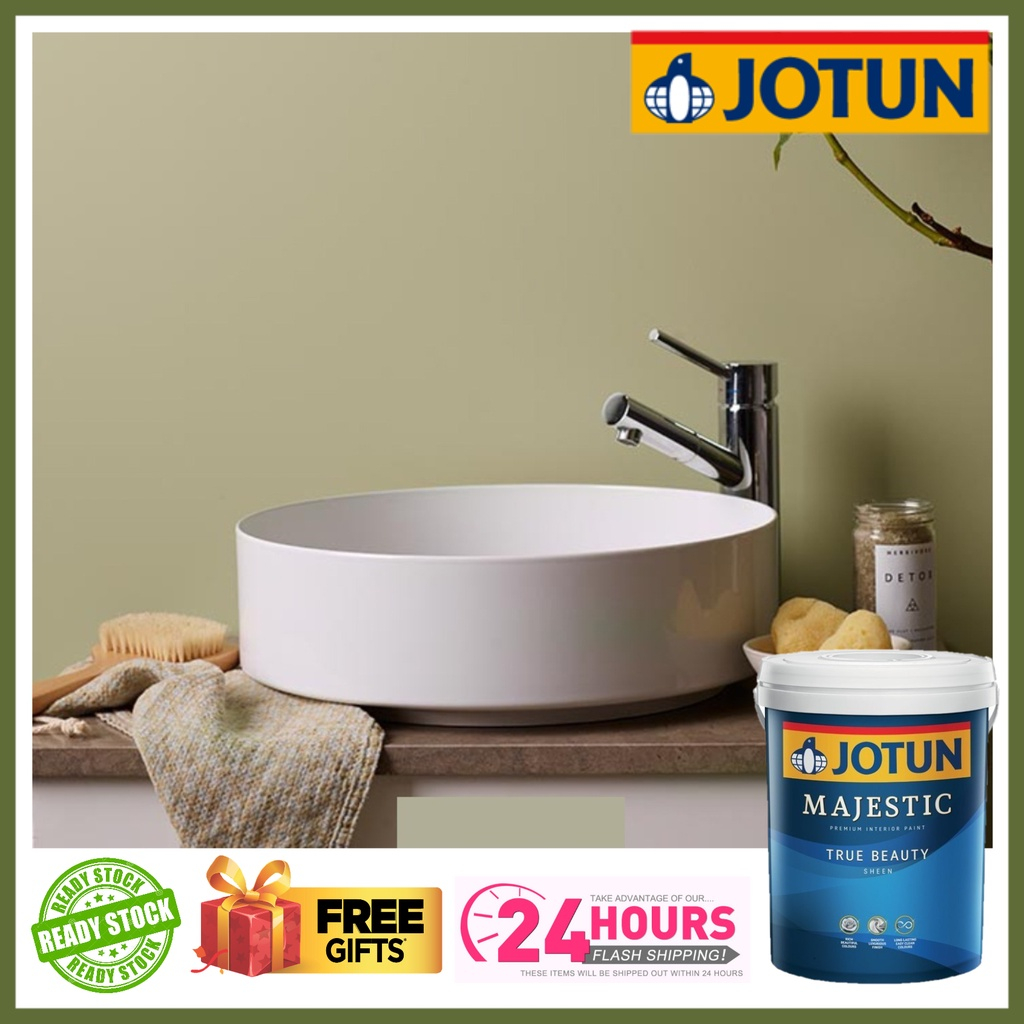 JOTUN 15L 8302 LAUREL Majestic True Beauty Sheen /Cat Dalam Kilat/Cat ...