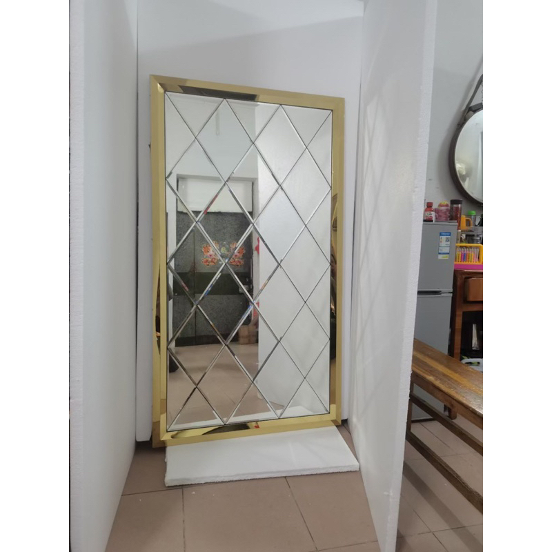 CERMIN HIASAN RUANG TAMU SAIZ BESAR READY STOCK CERMIN DINDING BEVEL ...