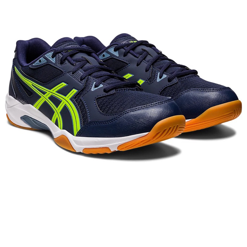 Asics Gel Rocket 10 WIDE 2E (Men) Court Shoe - Blue/Pure Silver ...