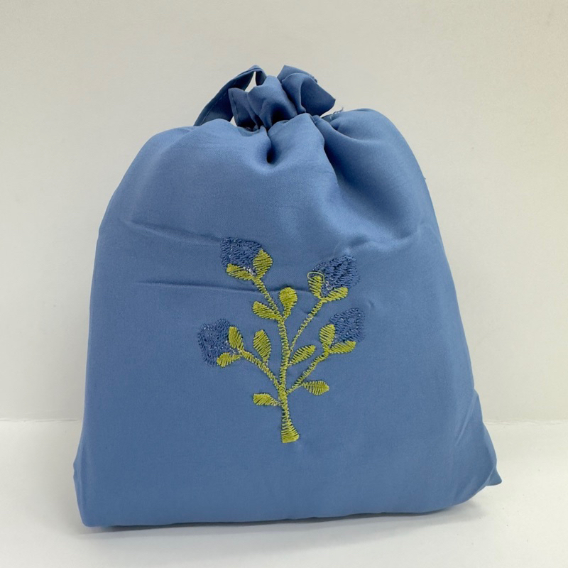 Telekung Travel Mini Pouch Telekung Dewasa Sulam Bunga [Free Beg ...