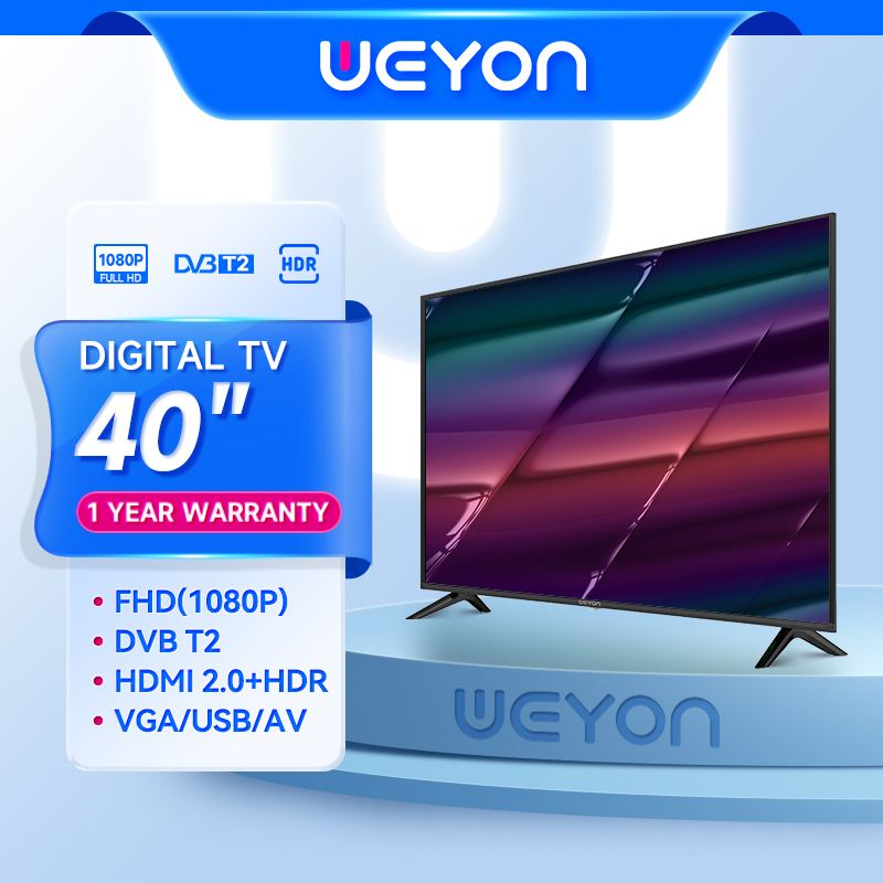 WEYON LED HD Digital TV DVBT-2 Built in MYTV (40"/32") | Shopee Malaysia