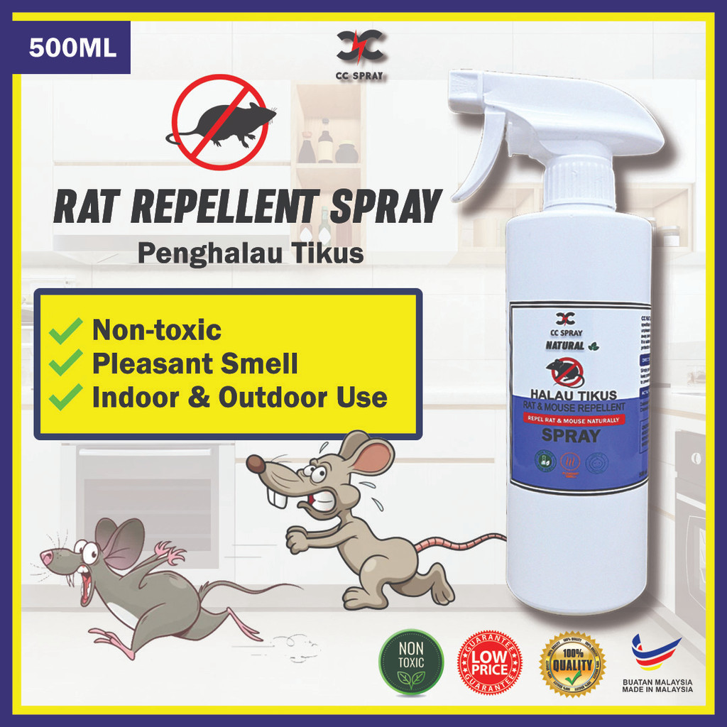 CC Mouse Rat Repellent Mouse Rodent Organic Pest Control Halau Tikus ...