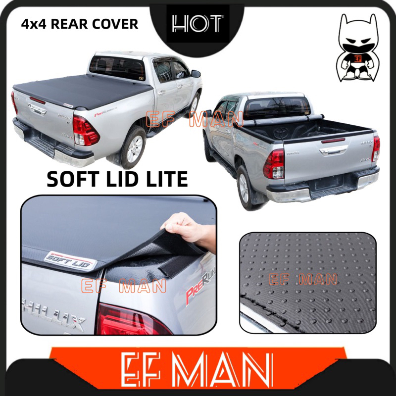 THAILAND STYLE SOFT LID LITE SOLID 4X4 REAR COVER CANVAS TOYOTA HILUX ...