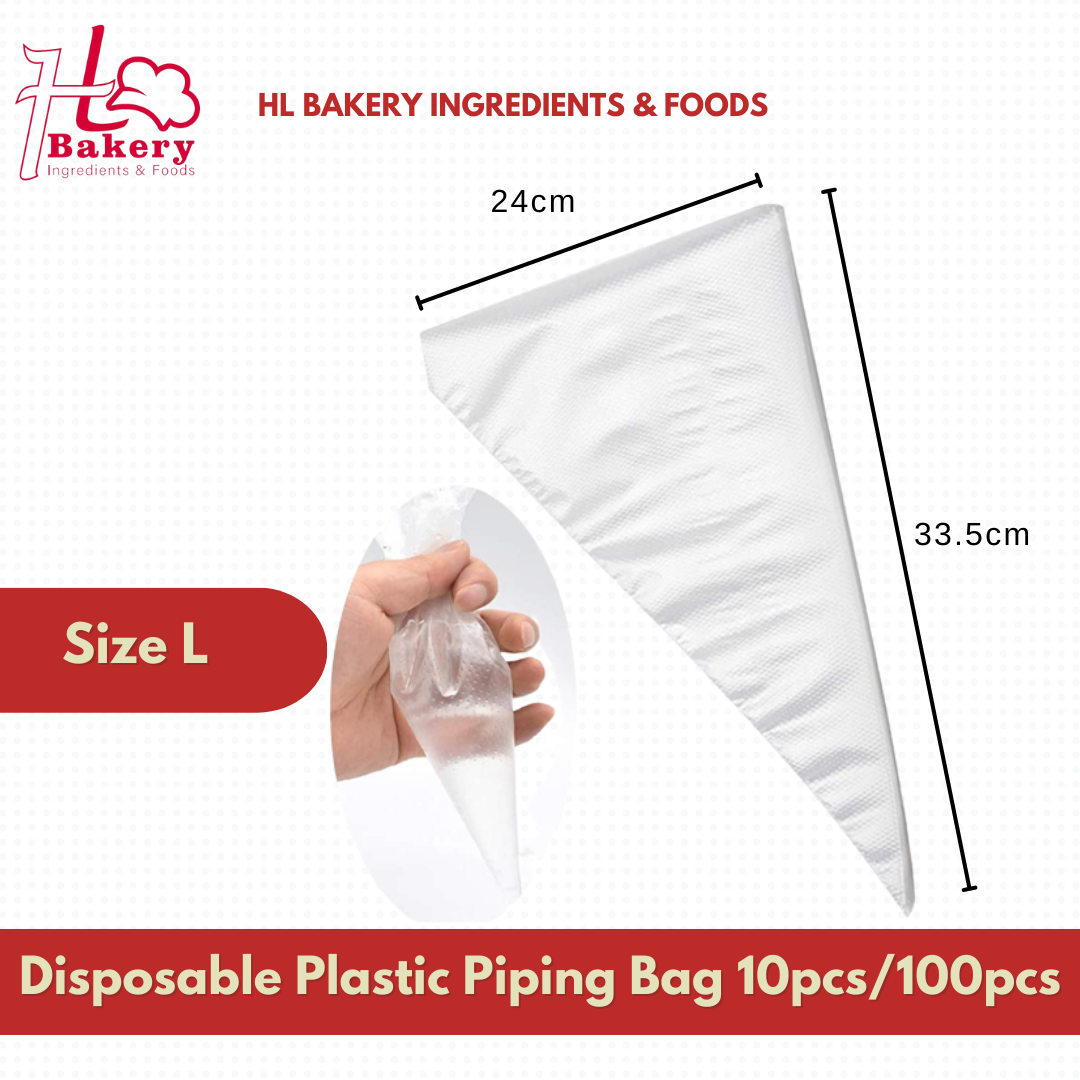 Disposable Plastic Piping Bag 10pcs/100pcs | Shopee Malaysia