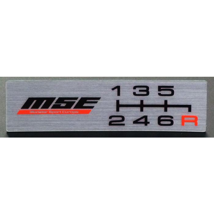 MONSTER SPORT MSE Shift Pattern Emblem / 6 Speed Swift Sport ZC33S 86 ...