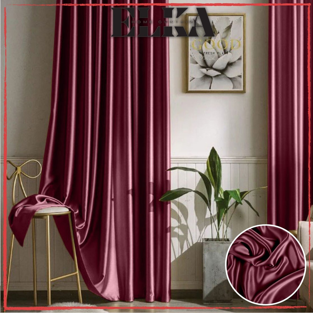G7-Ready Made Curtain!!! Siap Jahit Langsir ,Langsir RAYA Kain Tebal ...
