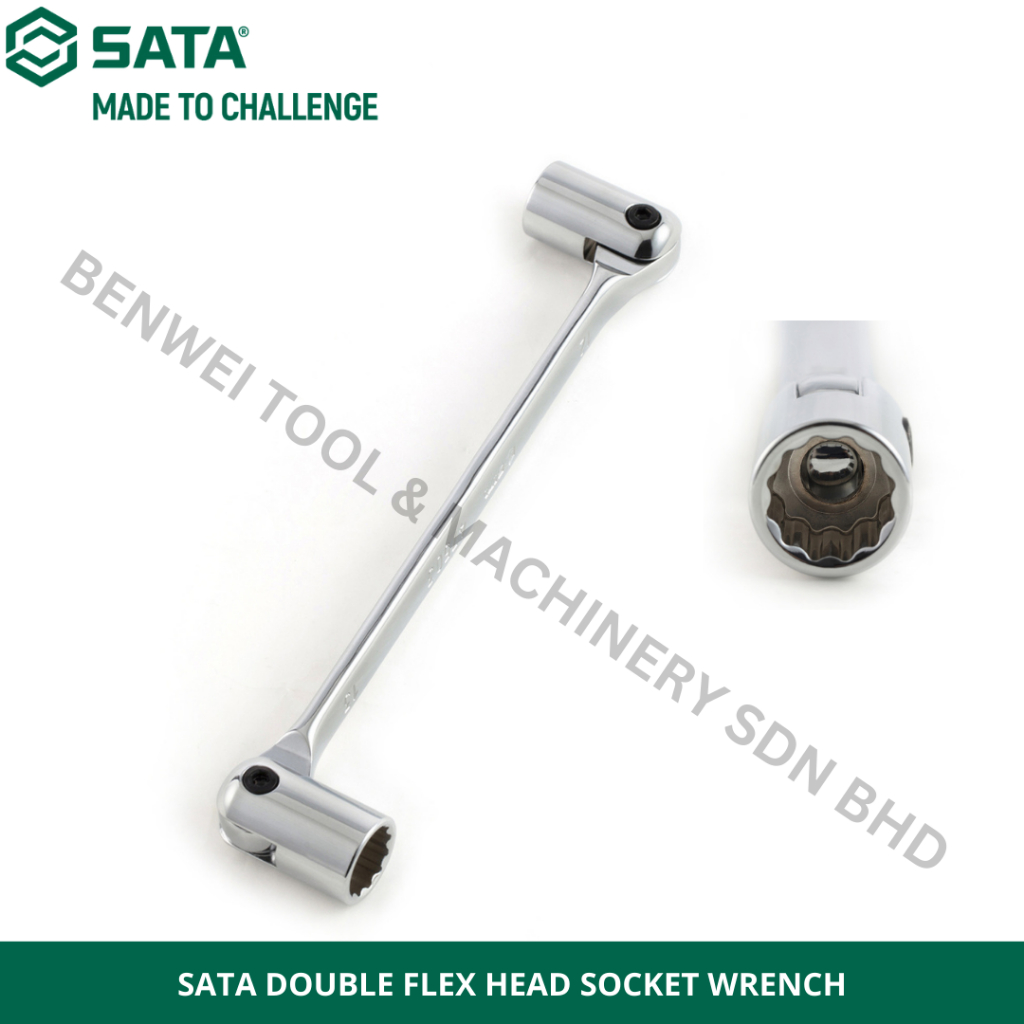 (ND) SATA DOUBLE FLEX HEAD SOCKET WRENCH / COUPLING SOCKET SET / SATA ...