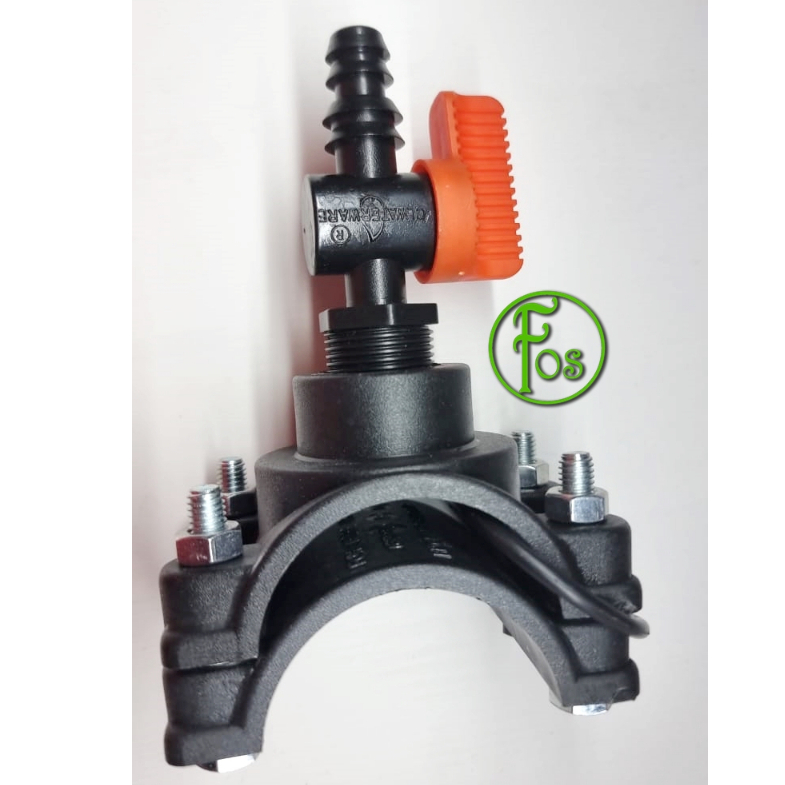 Combination fitting (1 set) - Saddle clamp 63mm to 16/20mm QAV | Shopee ...