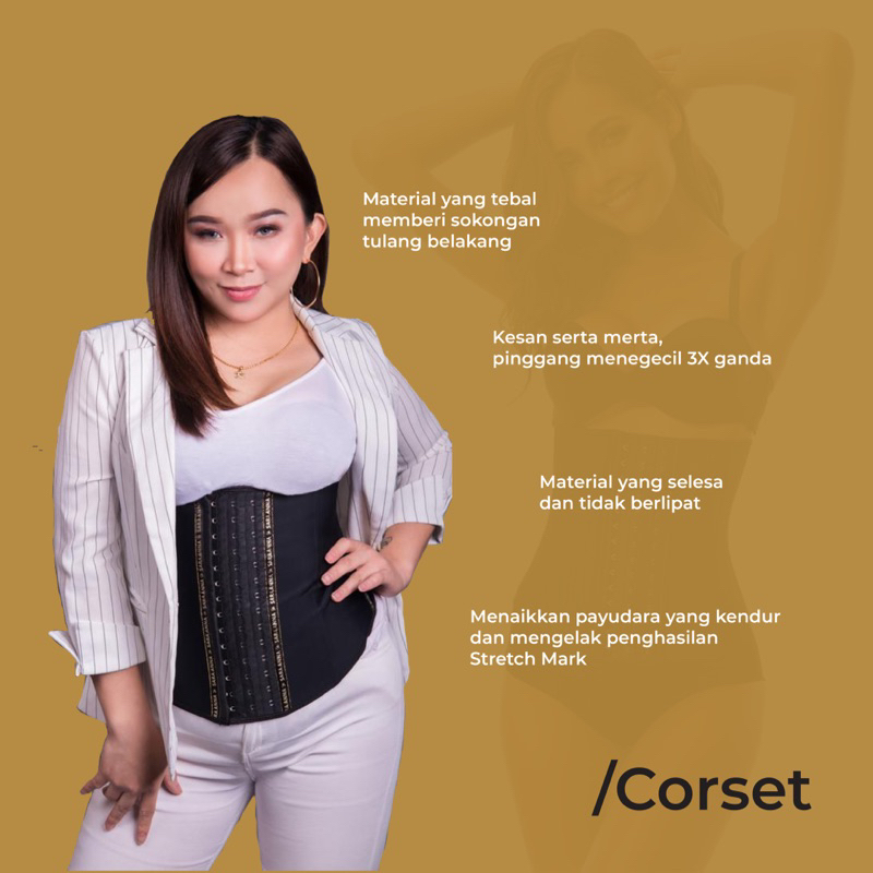 SARA ANNA BODY SHAPER (CORSET BENGKUNG) | Shopee Malaysia