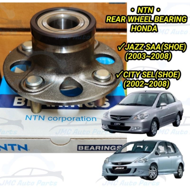 HONDA CITY SEL REAR WHEEL BEARING HUB BRAKE DRUM NTN ( P-HUB497-3 ...