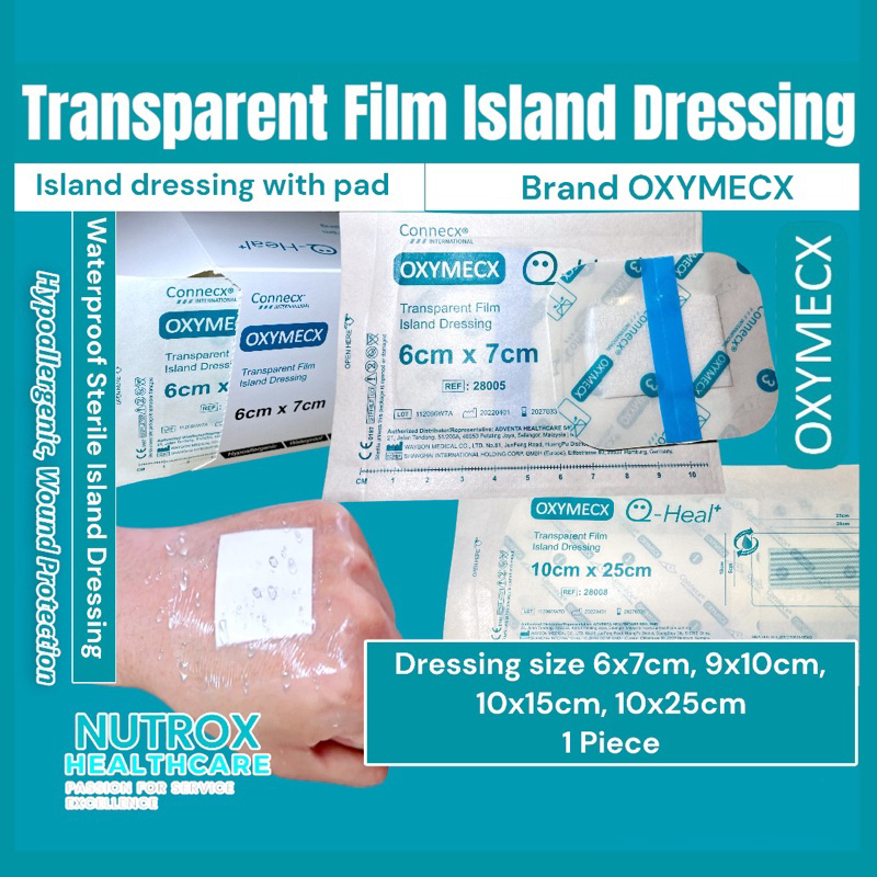 Island Dressing With Pad Transparent Waterproof (1 Piece ) 6x7cm ...