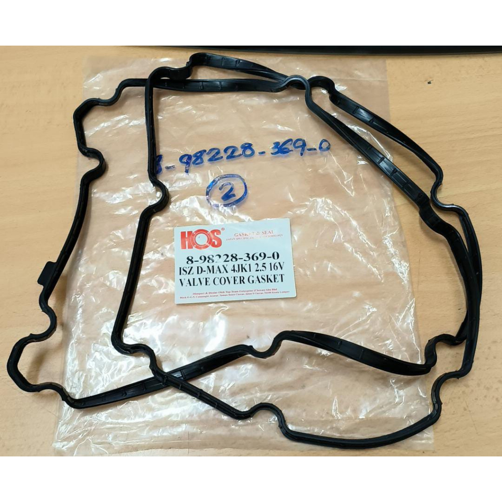 [ HOS ] ISUZU D-MAX 4JK1 2.5 16V [ VALVE COVER GASKET ] 8-98228-369-0 ...