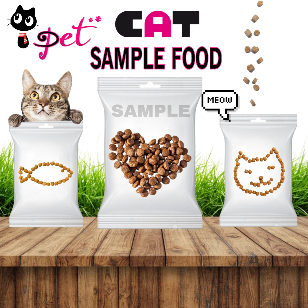 Cat Food Makanan Kucing Sample Tester Makanan Kucing Cat Dry Food ...